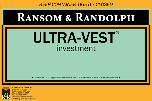 Ransom & Randolph Ultra-Vest® Investment 44 lb. Box – Continental ...